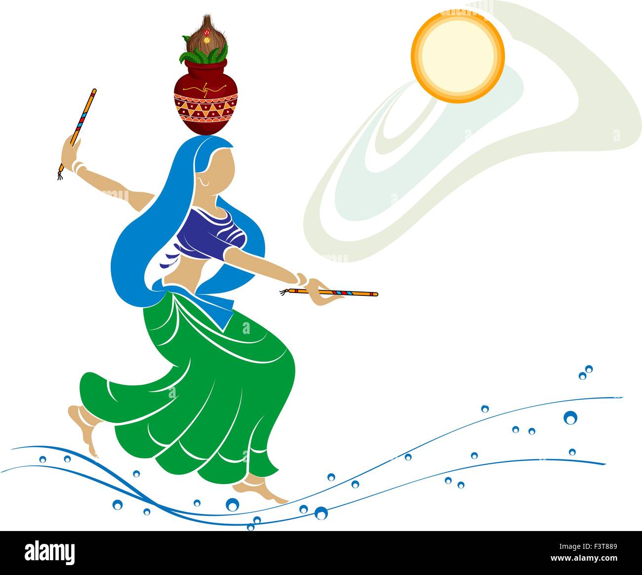 Vector garba hi-res stock photography and images - Alamy