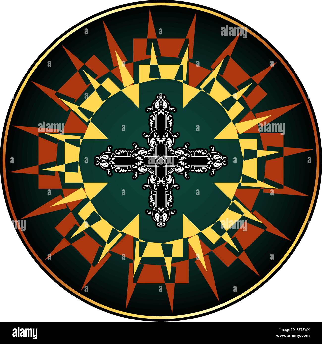 Christian Cross Design Vector Art Stock Vector Image & Art - Alamy