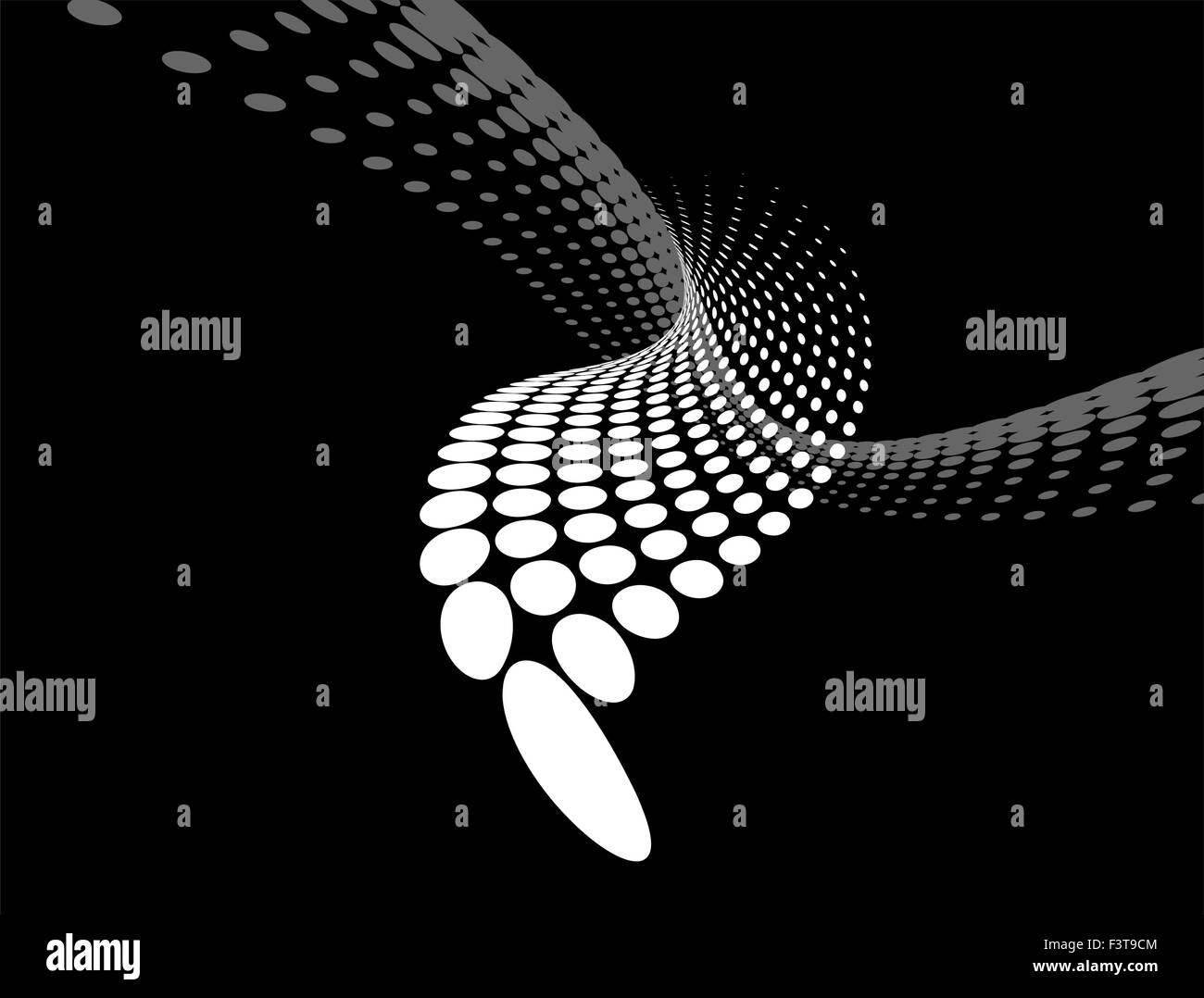 Background Composition, Web Template (Halftone) Vector Art Stock Vector ...
