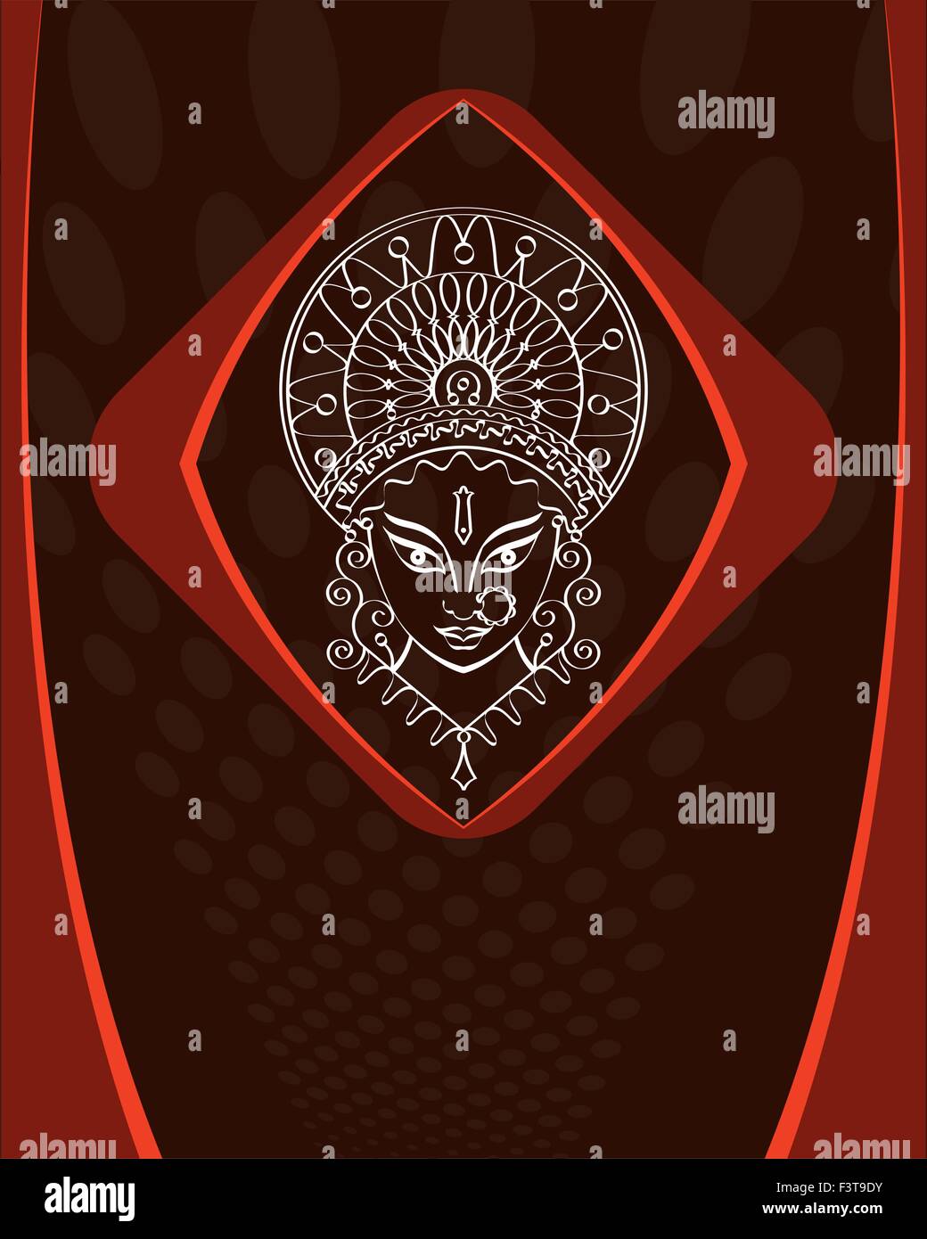 Durga Goddess of Power Vector Art Stock Vector Image & Art - Alamy