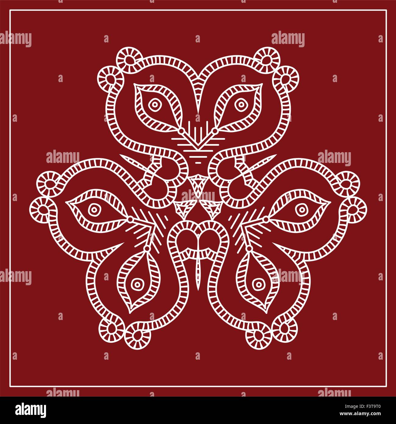 Folk, Tribal Design, Motif, Wall Painting Vector Art Stock Vector Image ...
