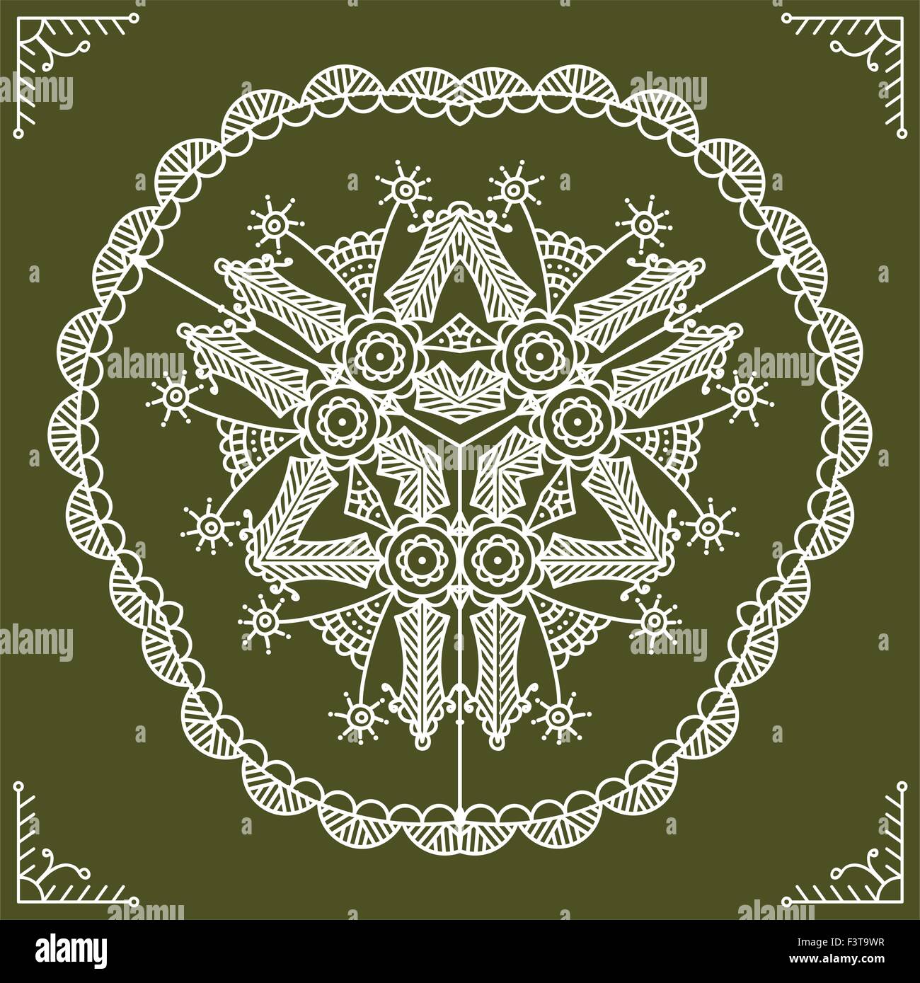 Folk, Tribal Design, Motif, Wall Painting Vector Art Stock Vector Image ...