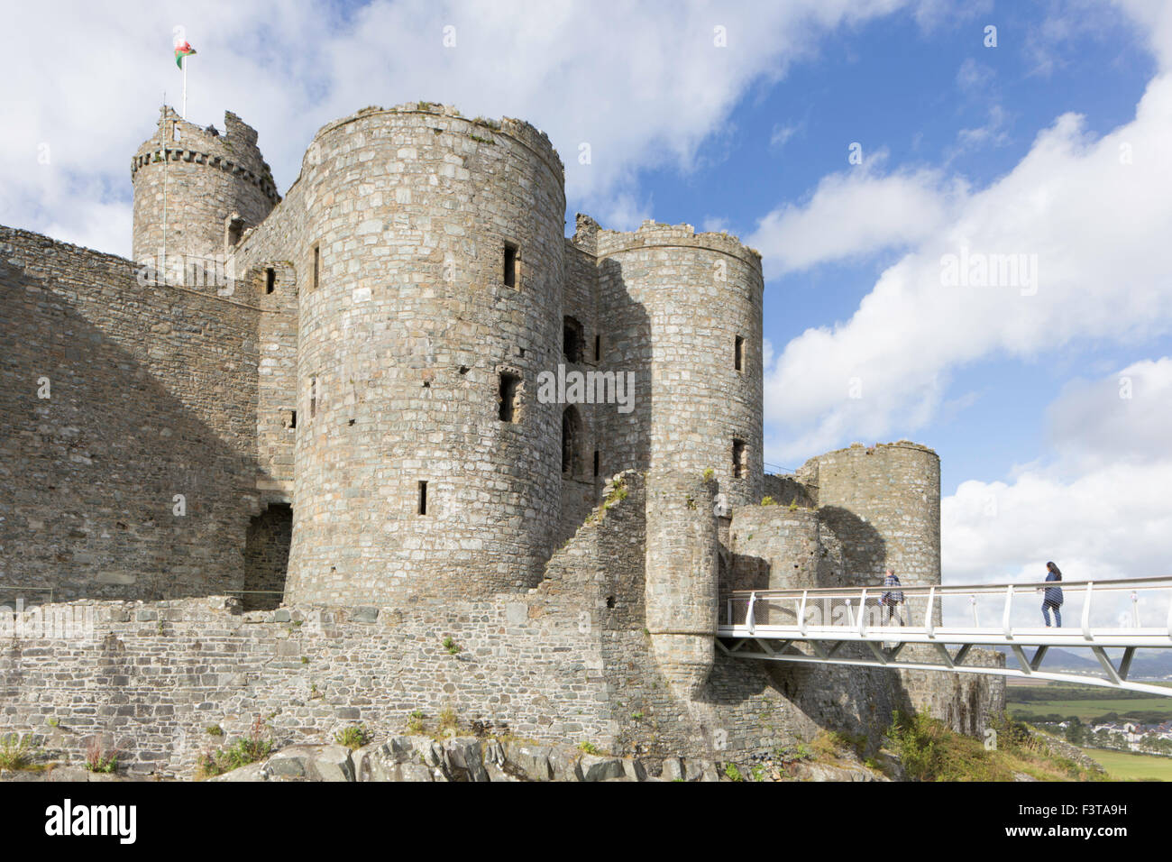 Harlech Castle, Gwynedd, Wales, UK Stock Photo - Alamy