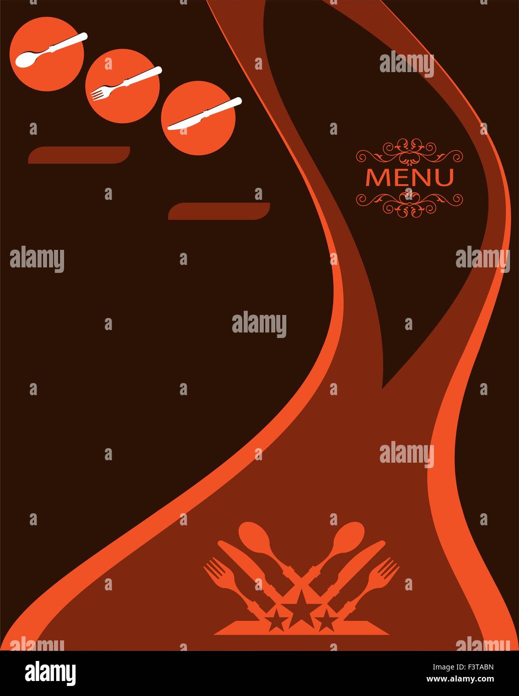 Menu Card Design Template Vector Art Stock Vector Image & Art - Alamy