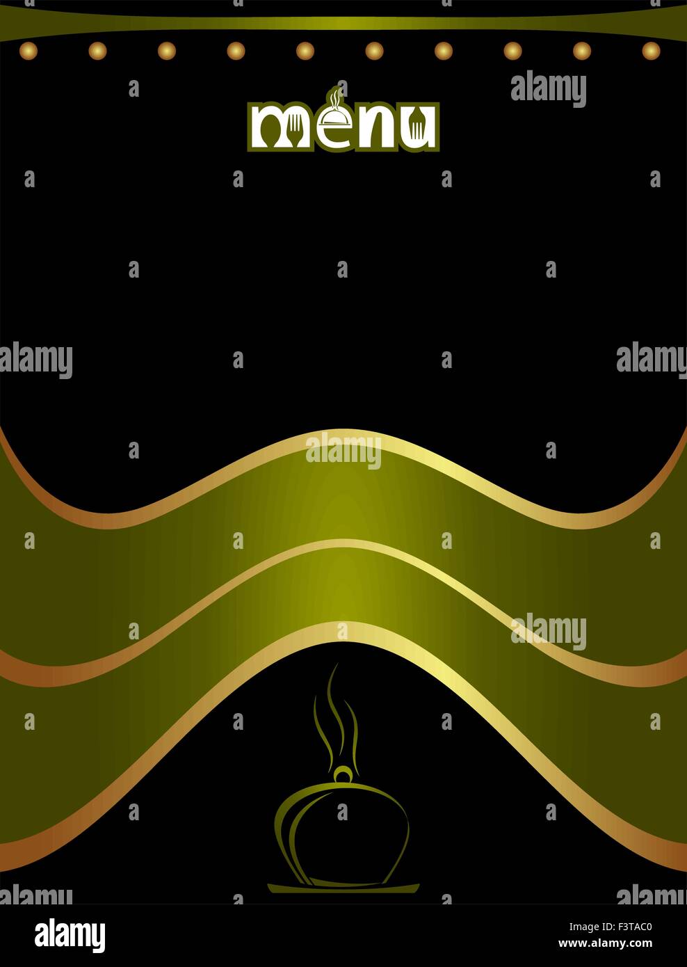 Menu Card Design Template Vector Art Stock Vector Image & Art - Alamy