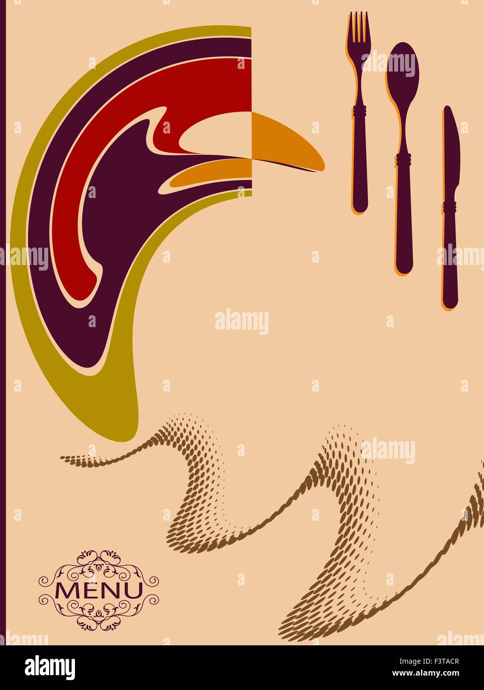 Menu Card Design Template Vector Art Stock Vector Image & Art - Alamy