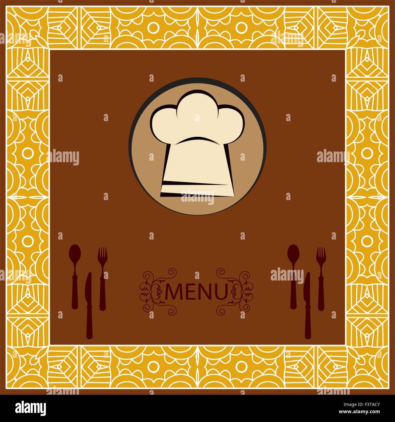 Menu Card Design Template Vector Art Stock Vector Image & Art - Alamy