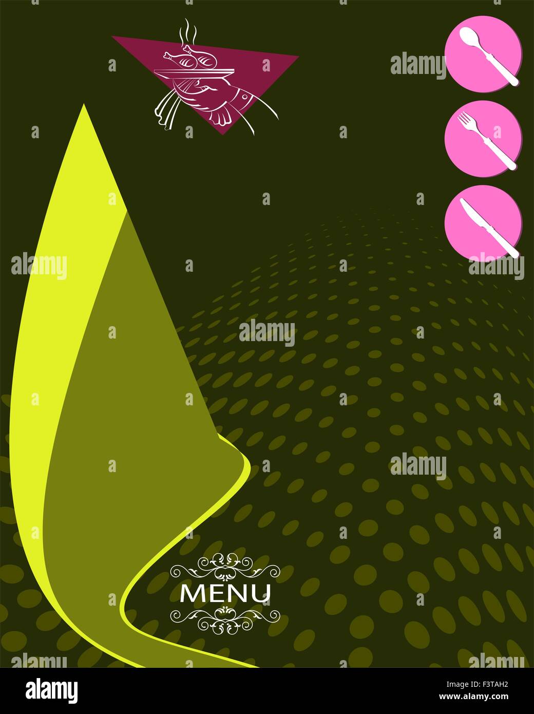 Menu Card Design Template Vector Art Stock Vector Image & Art - Alamy