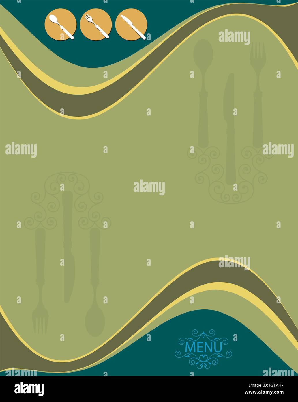 Menu Card Design Template Vector Art Stock Vector Image & Art - Alamy