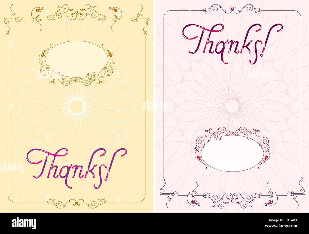 Thanks Card Design Vector Art Stock Vector Image & Art - Alamy