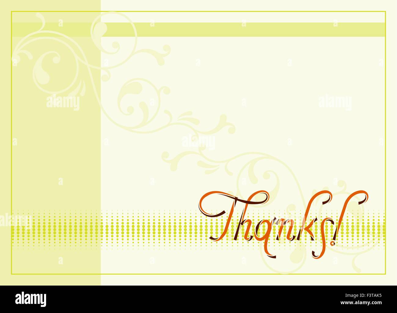 Thanks Card Design Vector Art Stock Vector Image & Art - Alamy