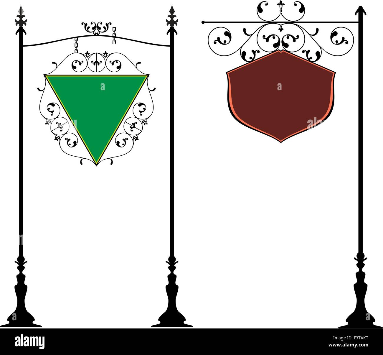 Wrought Iron Signage Vector Art Stock Vector Image & Art - Alamy