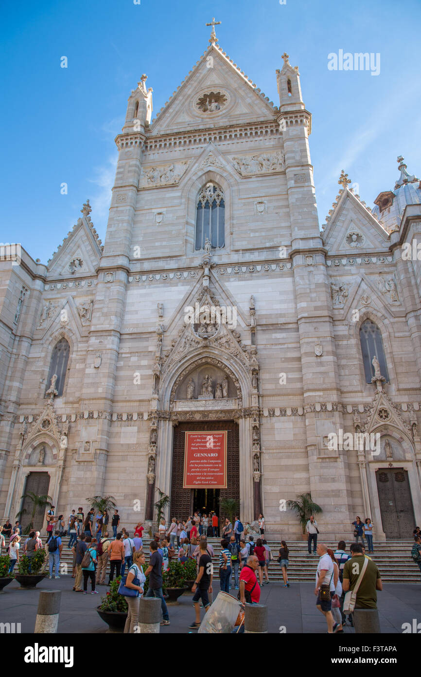 Main cathedral Duomo in Naples, Italy Stock Photo - Alamy