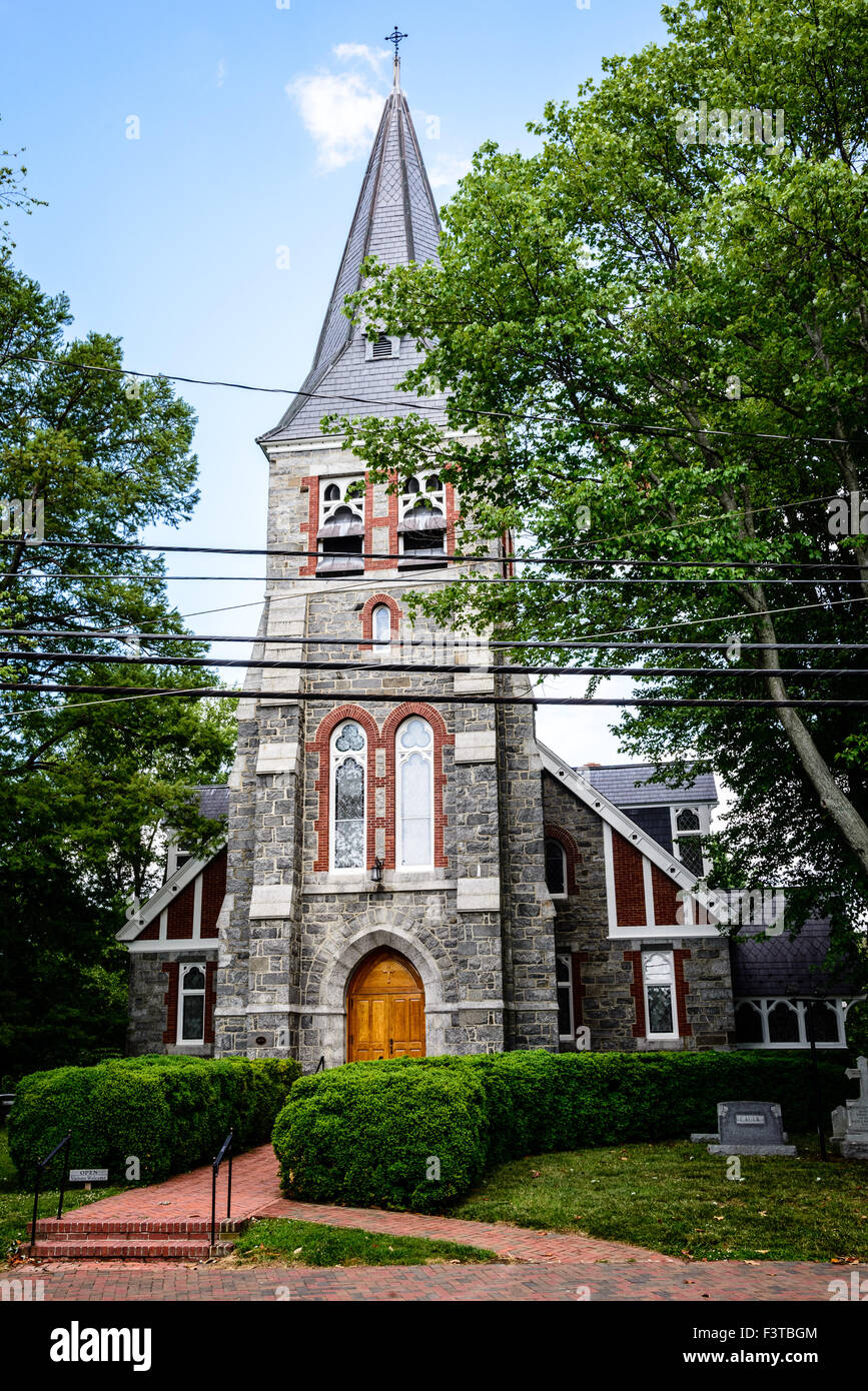 Christ Church, 301 South Talbot Street, St. Michaels, Maryland Stock ...