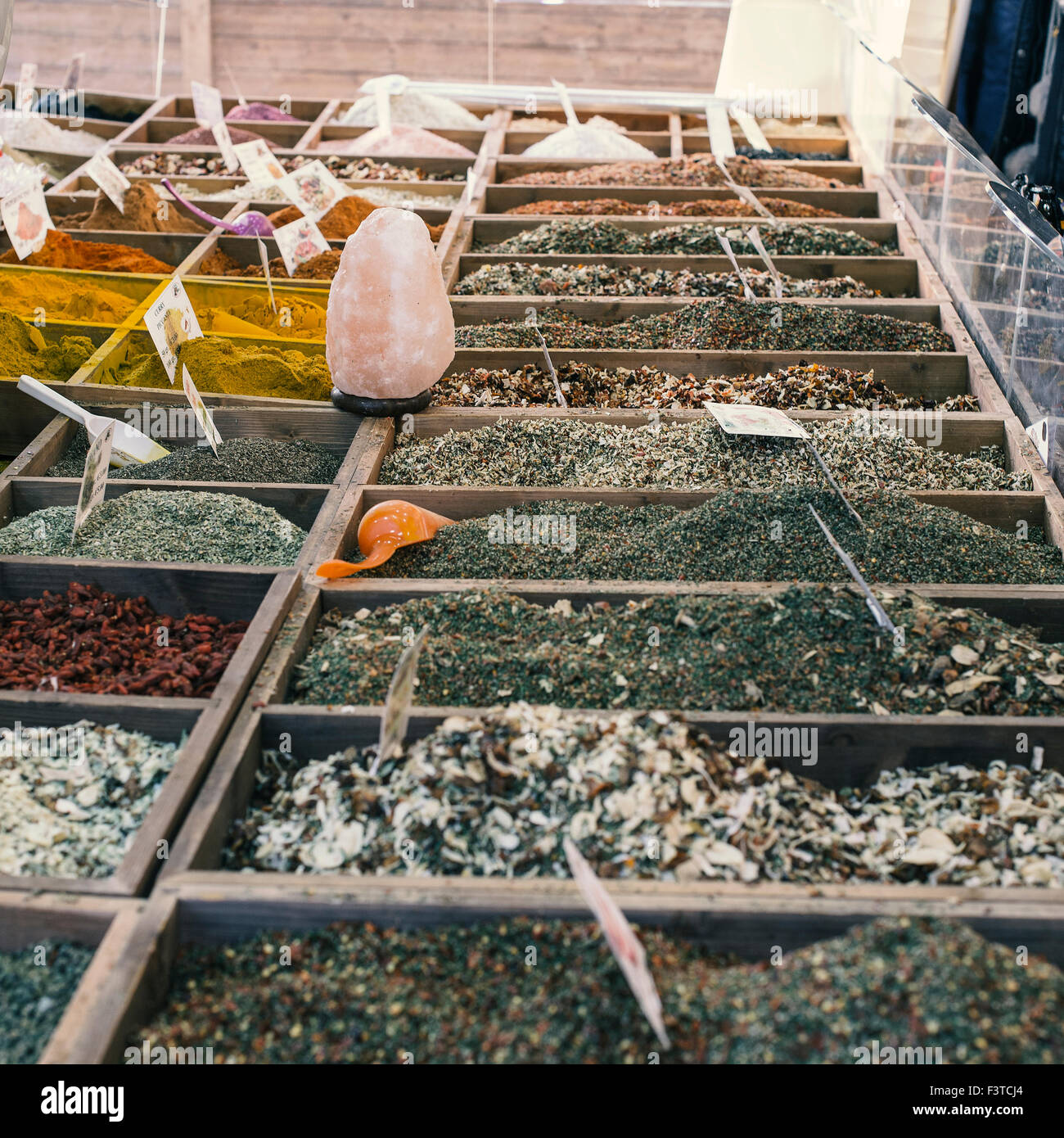 Assorted spices seasonings in hi-res stock photography and images - Alamy