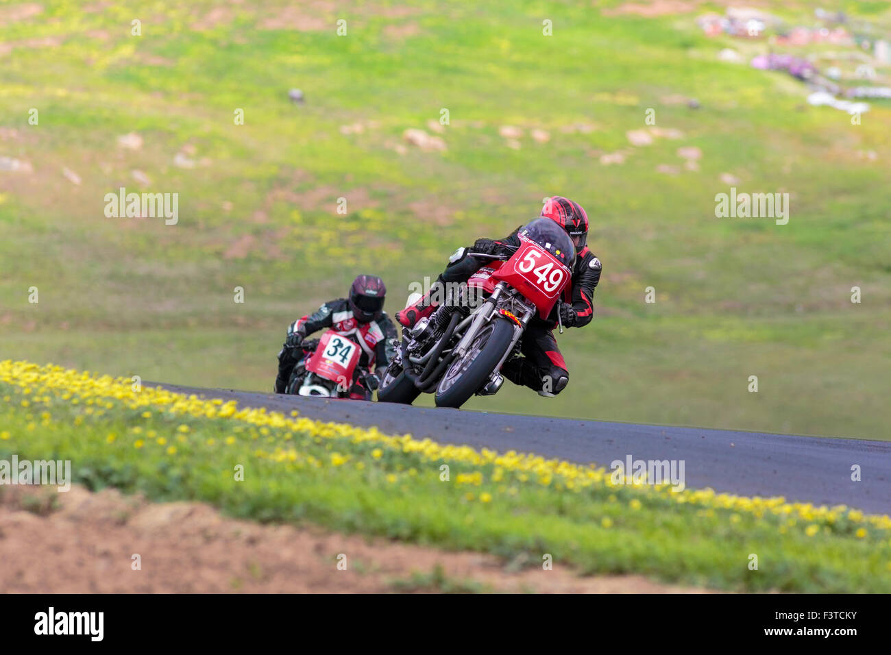 Vintage motorcycle racing track High Resolution Stock Photography and ...
