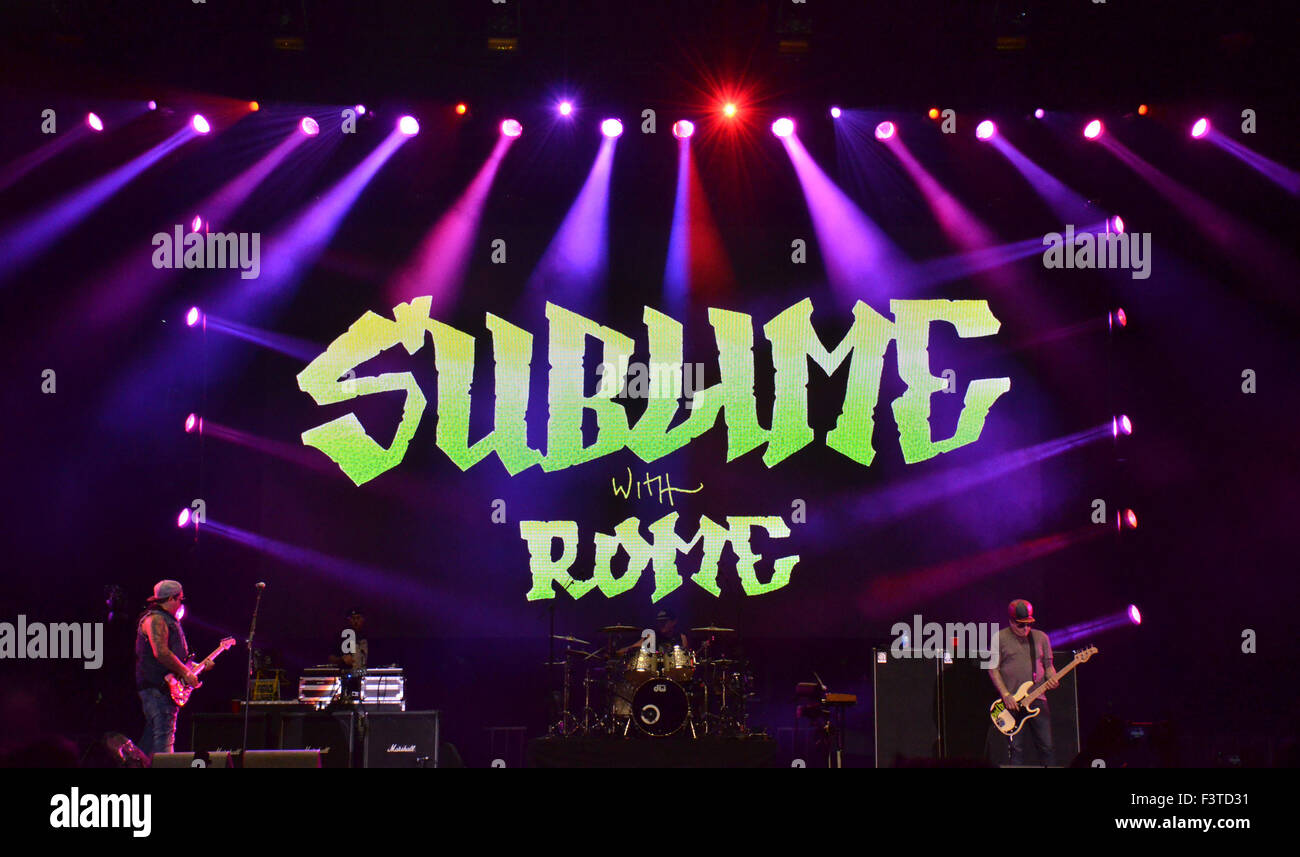 Las Vegas, Nevada, USA. 11th Oct, 2015. Sublime with Rome performs on ...