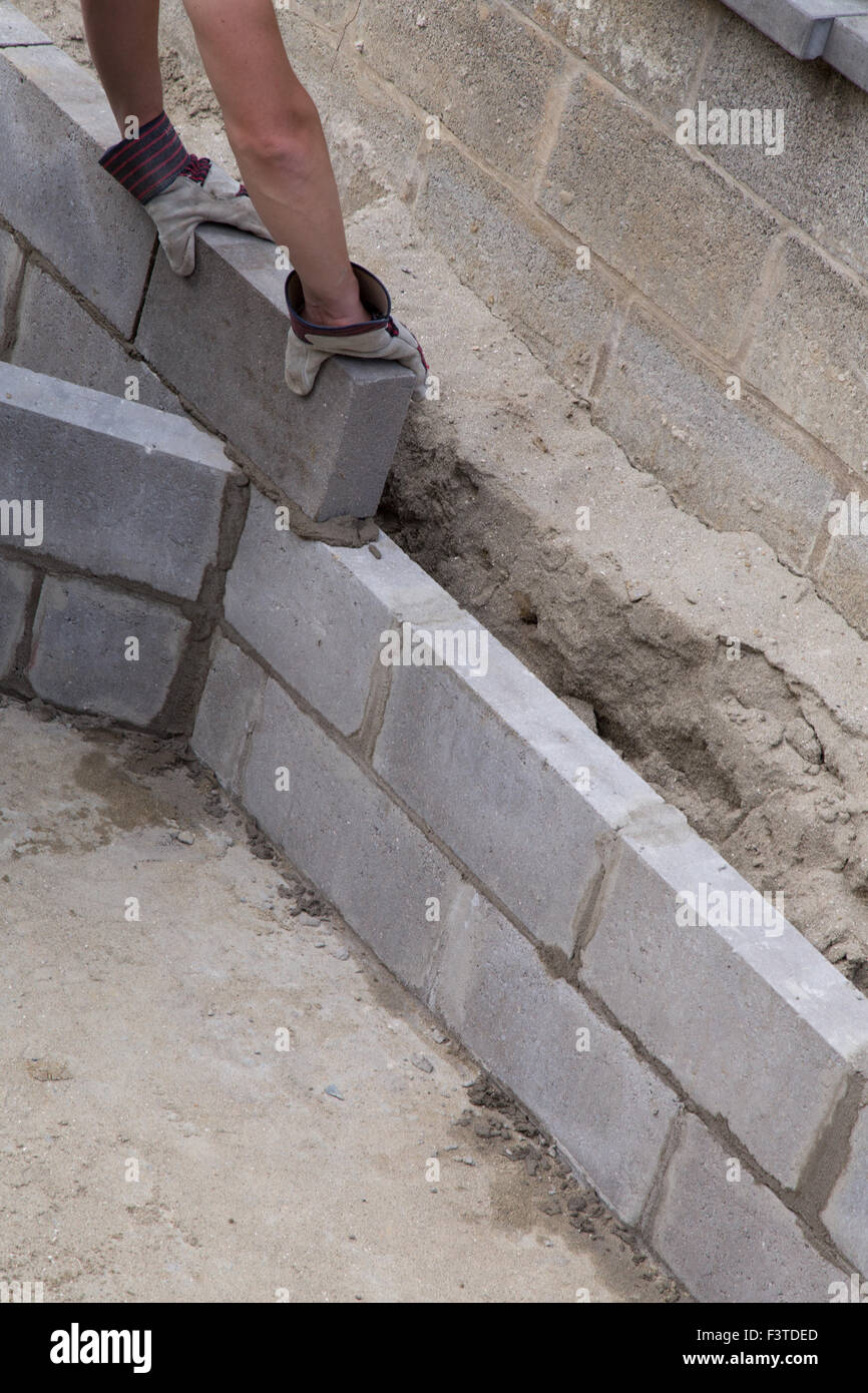 Constructed of concrete with bricks hi-res stock photography and images ...
