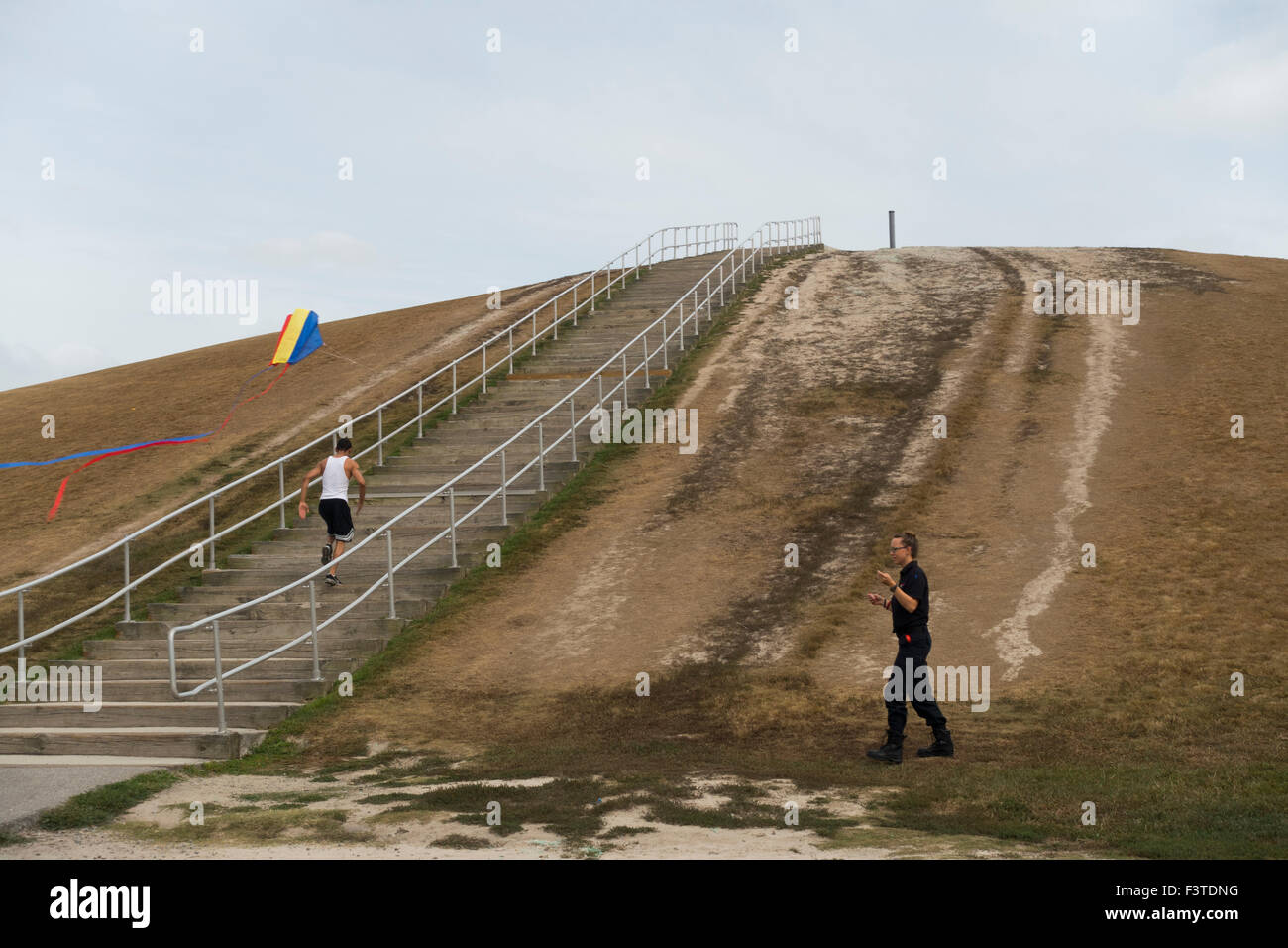 Mount Trashmore park in Virginia Beach Stock Photo - Alamy