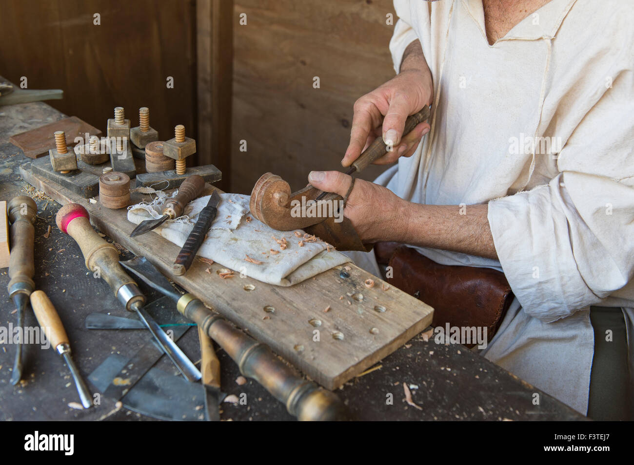 Medieval wood musical instrument hi-res stock photography and images ...