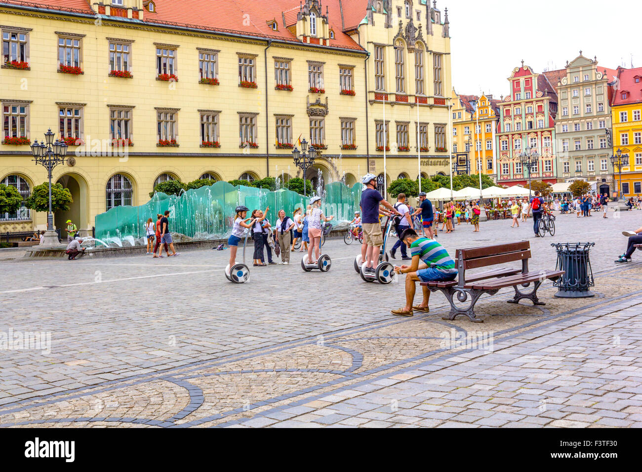 Beautiful historical tenement houses at Old Market Square in the Old ...