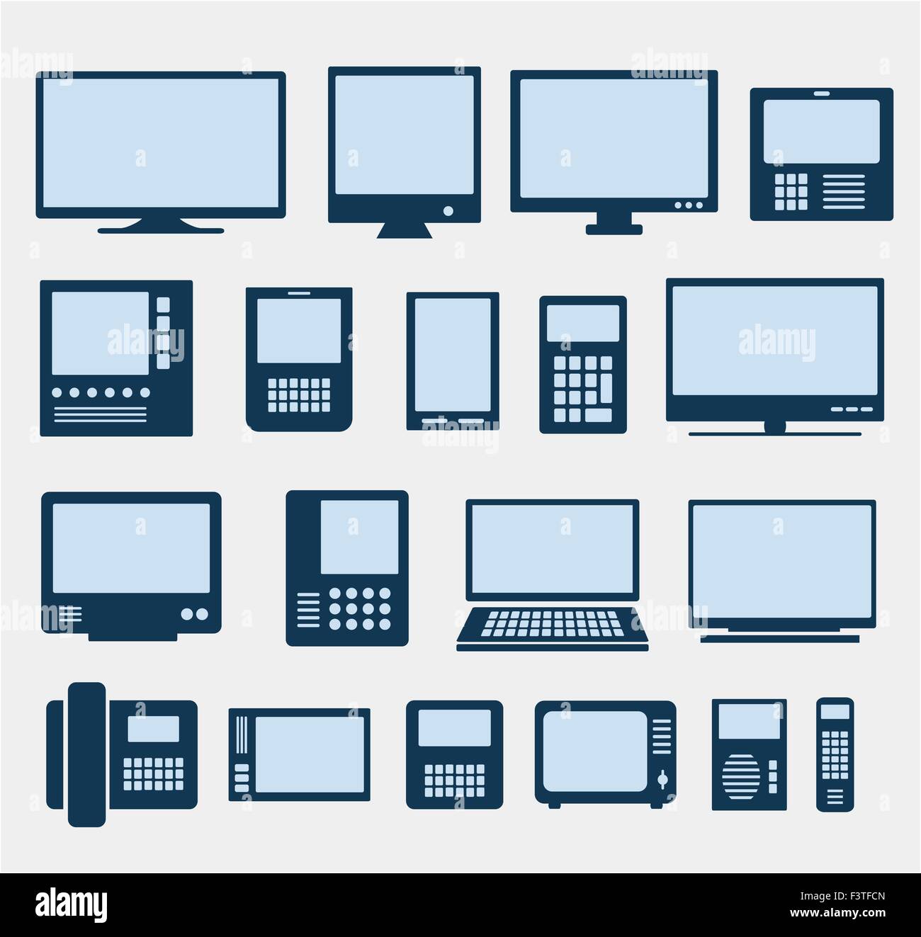 Different images screen Stock Vector Images - Alamy