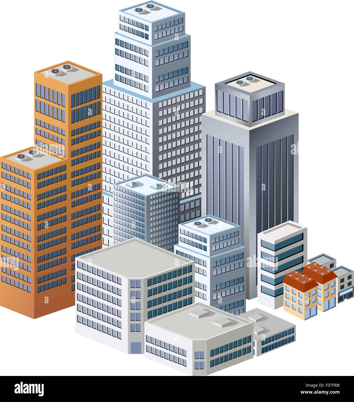 High rise condo Stock Vector Images - Alamy