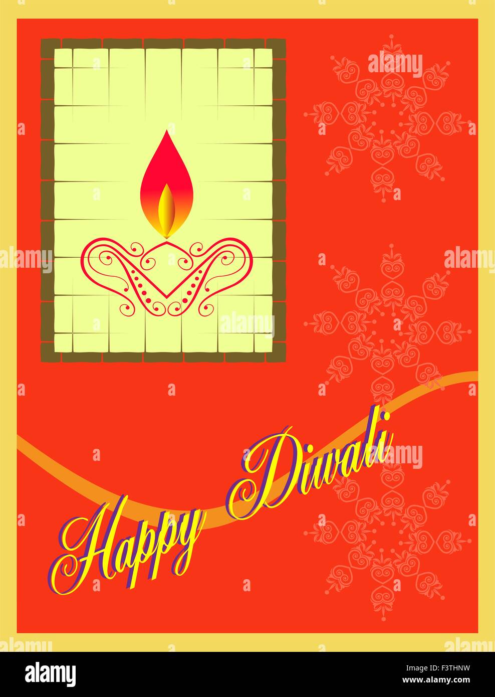 Diwali Greeting Design Vector Art Stock Vector Image & Art - Alamy
