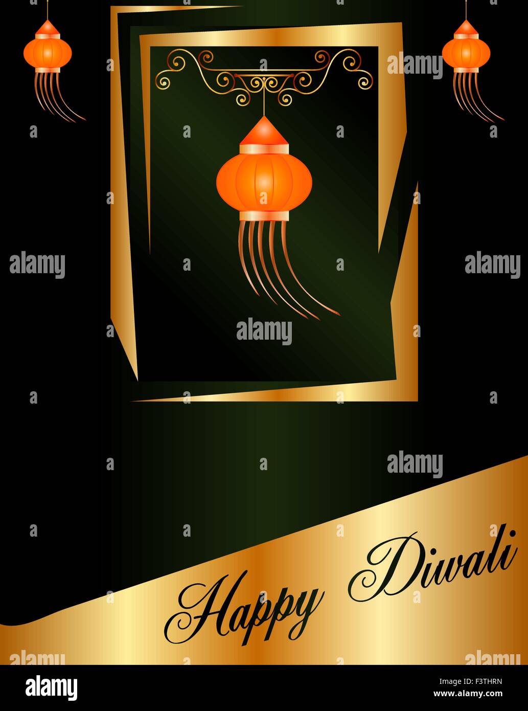 Diwali Greeting Design Vector Art Stock Vector Image & Art - Alamy