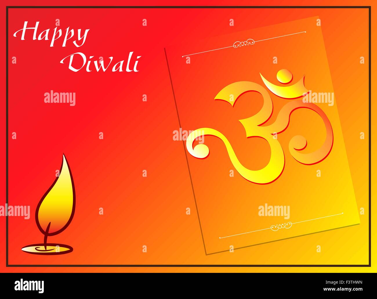 Diwali Greeting Design Vector Art Stock Vector Image & Art - Alamy