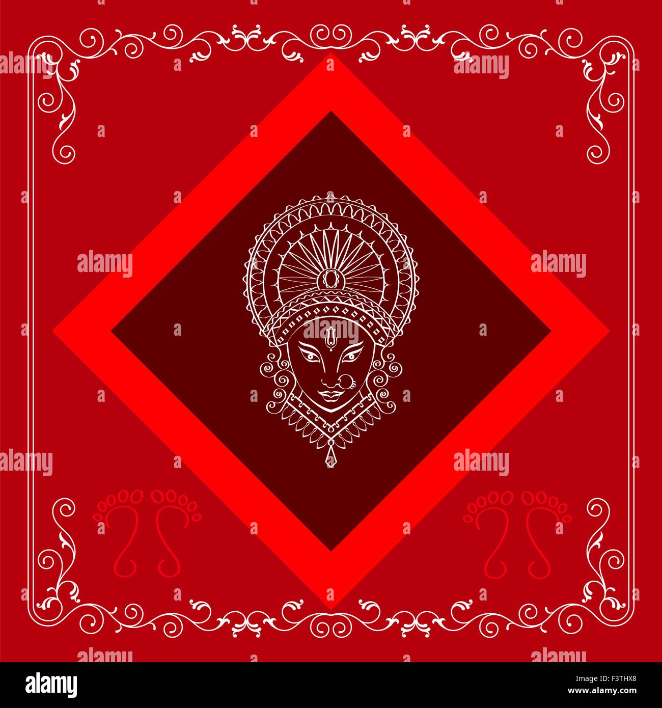 Durga Goddess of Power Vector Art Stock Vector Image & Art - Alamy