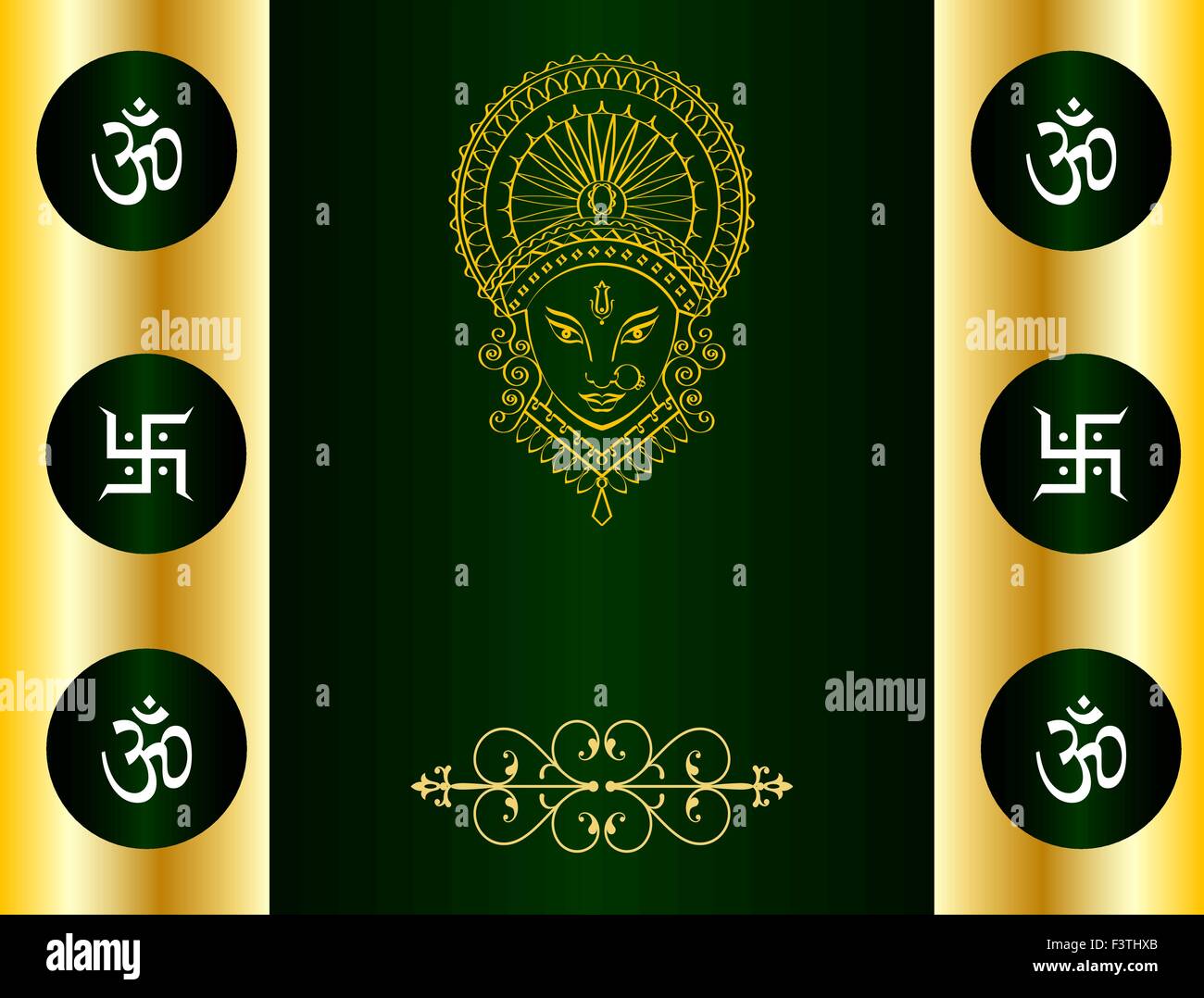 Durga Goddess of Power Vector Art Stock Vector Image & Art - Alamy