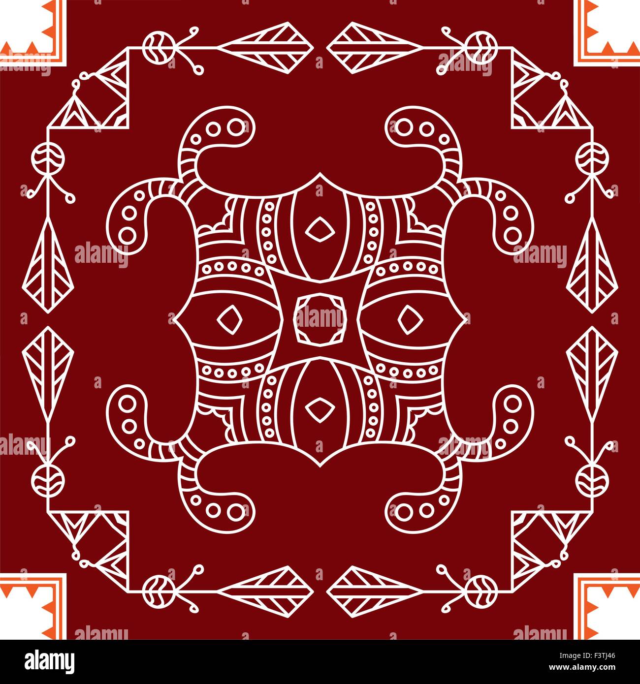 Tribal Pattern Painting