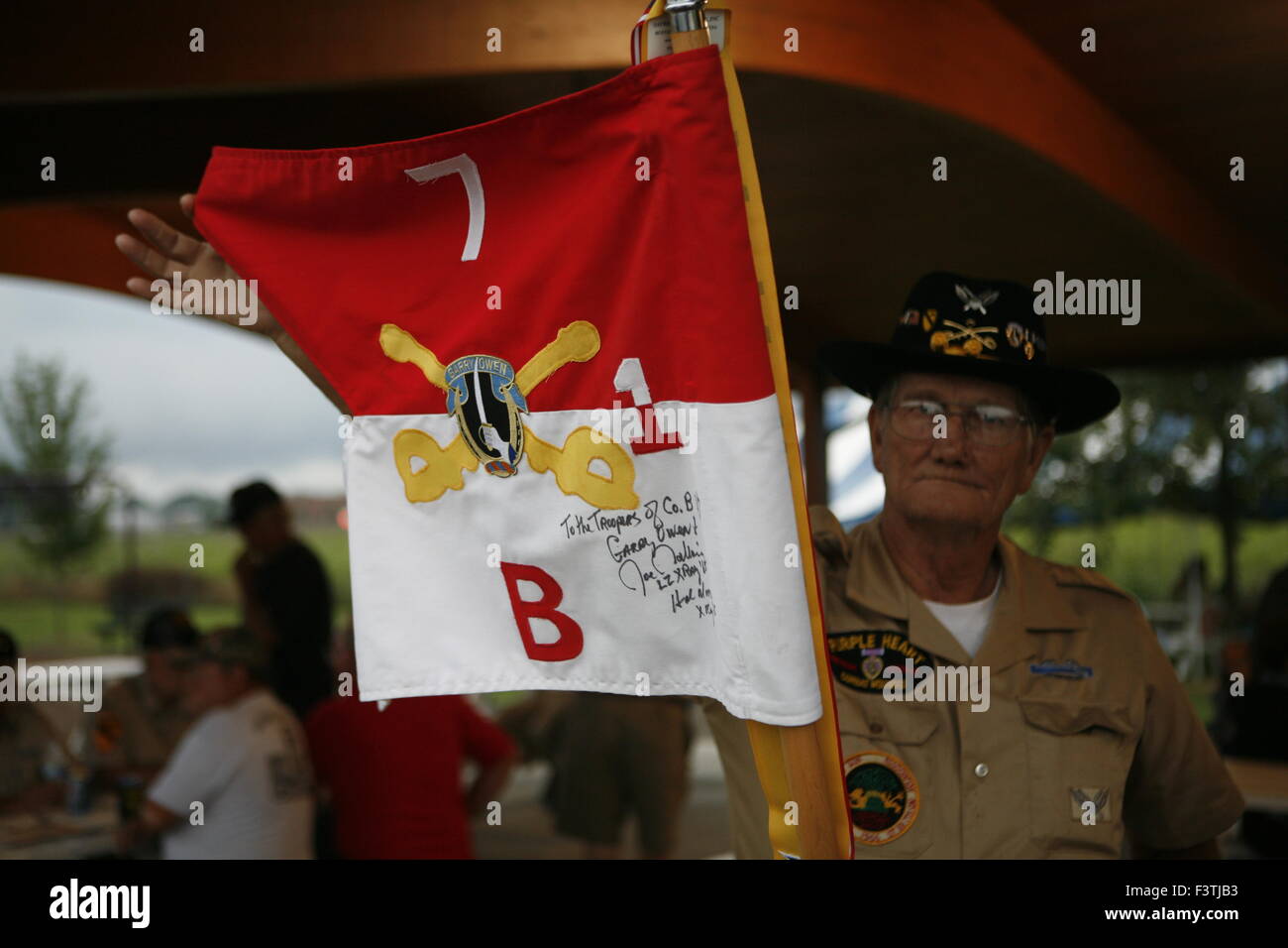 7th Cavalry Flag High Resolution Stock Photography and Images - Alamy