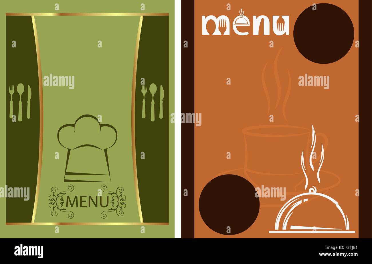 Menu Card Design Template Vector Art Stock Vector Image & Art - Alamy