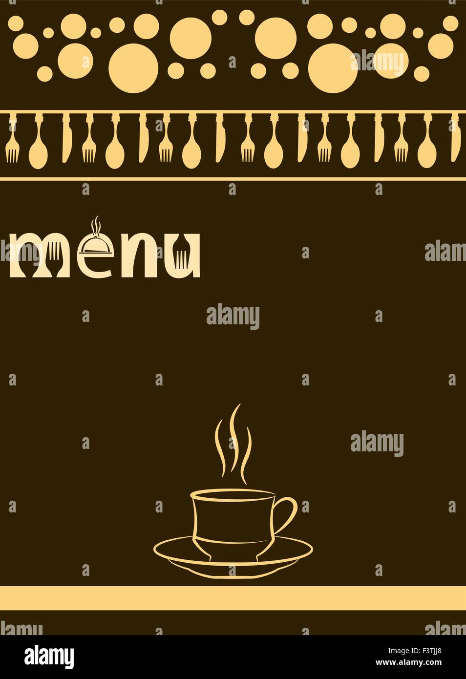 Coffee Menu Card Design Template Vector Art Stock Vector Image & Art - Alamy