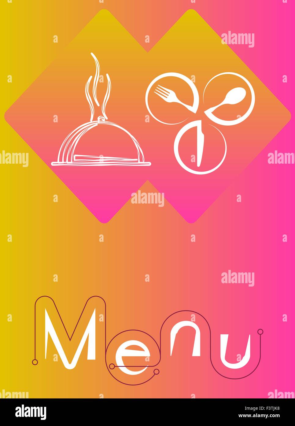 Menu Card Design Template Vector Art Stock Vector Image & Art - Alamy