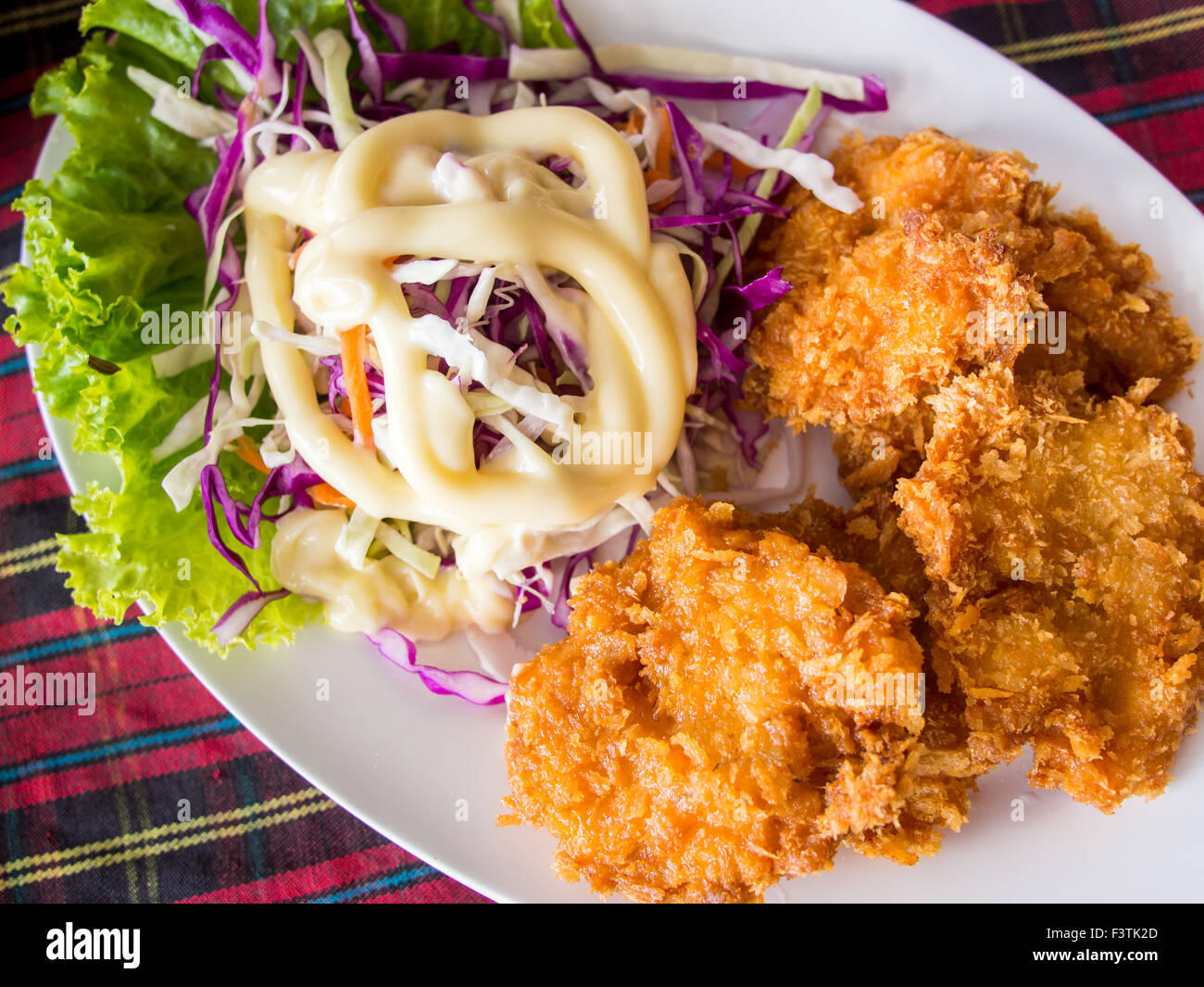 Thai fried fish cake hi-res stock photography and images - Alamy