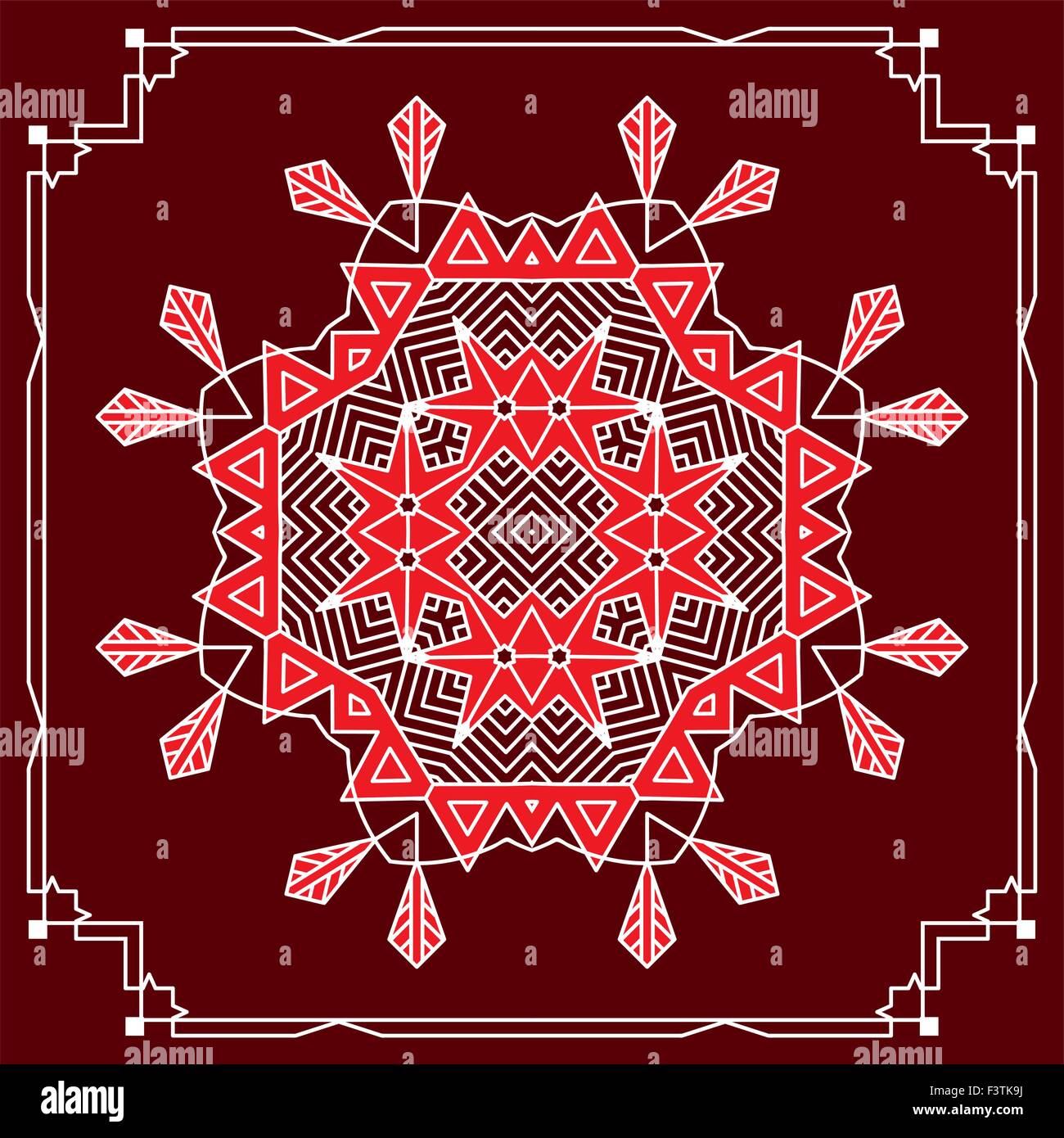 Folk, Tribal Design, Motif, Wall Painting Vector Art Stock Vector Image ...