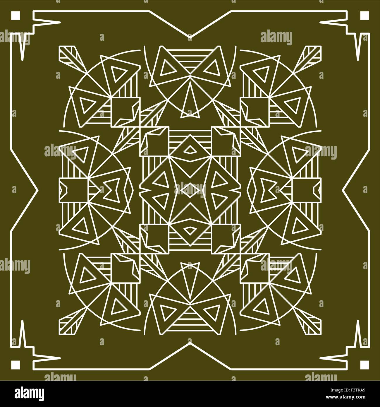 Traditional wall painting india Stock Vector Images - Alamy