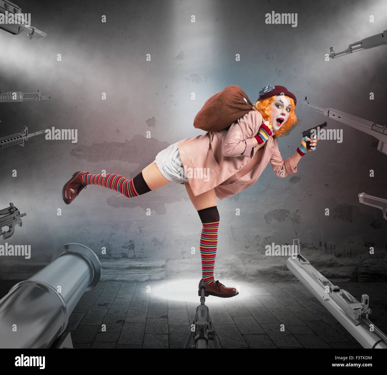 Clown robber hi-res stock photography and images - Alamy