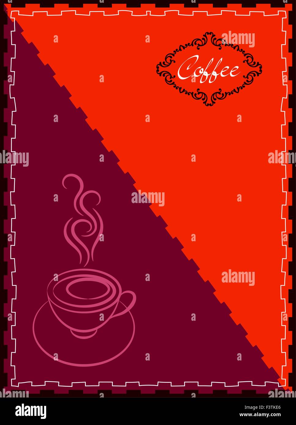 Coffee Menu Card Design Template Vector Art Stock Vector Image & Art ...