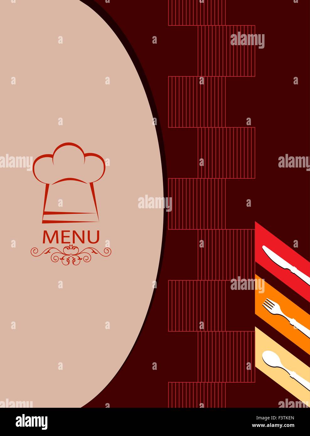 Menu Card Design Template Vector Art Stock Vector Image & Art - Alamy