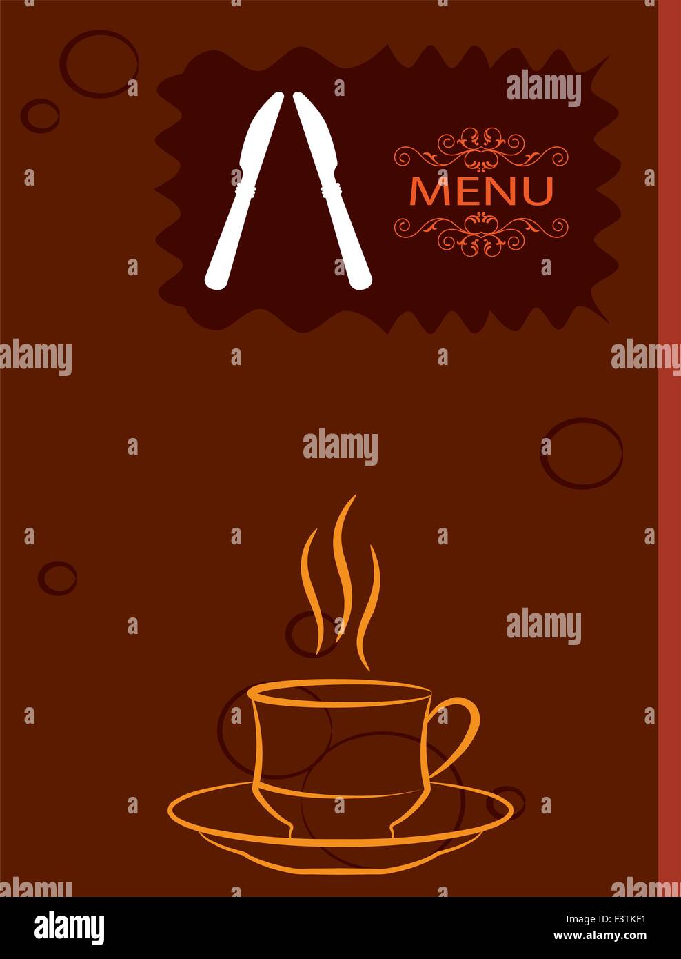 Coffee Menu Card Design Template Vector Art Stock Vector Image & Art ...