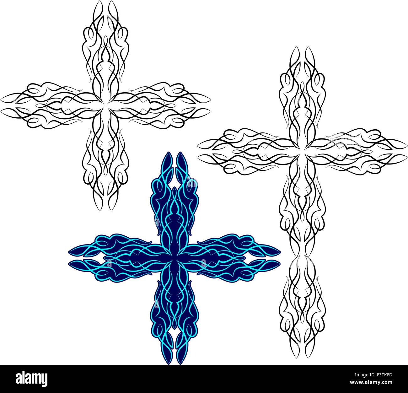 Christian Cross Design Vector Art Stock Vector Image & Art - Alamy