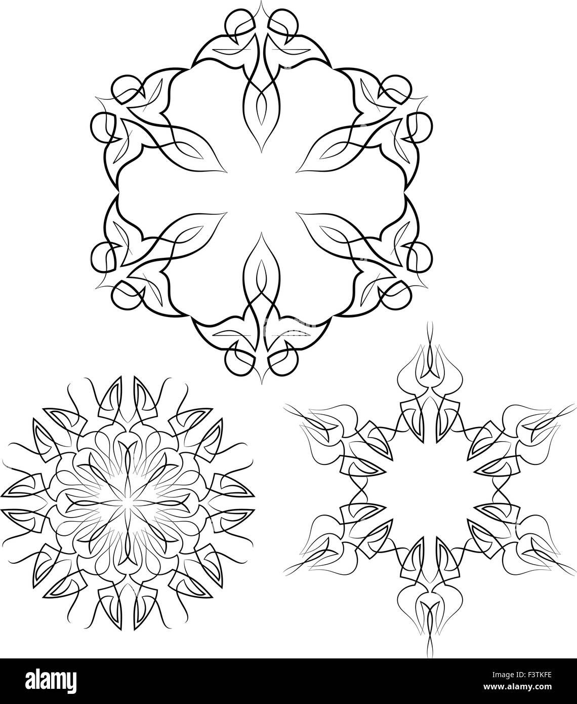 Pinstripe Graphics Circular : Vinyl Ready Vector Art Stock Vector Image ...