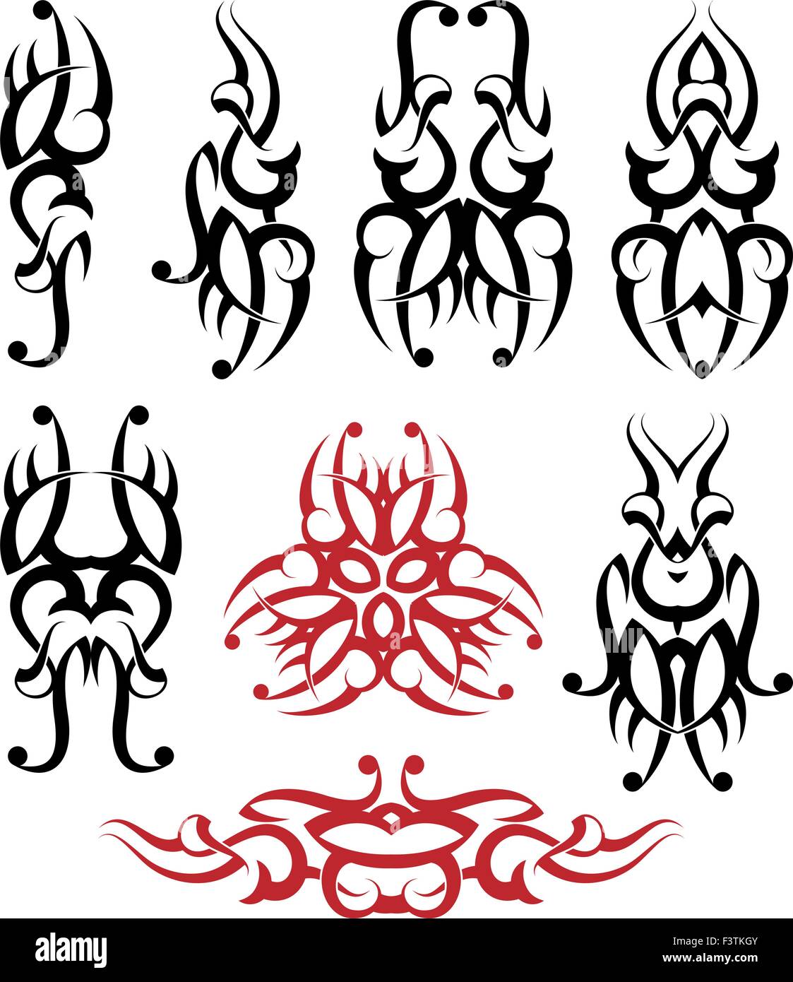 Tribal Tattoo Design Vector Art Stock Vector Image & Art - Alamy