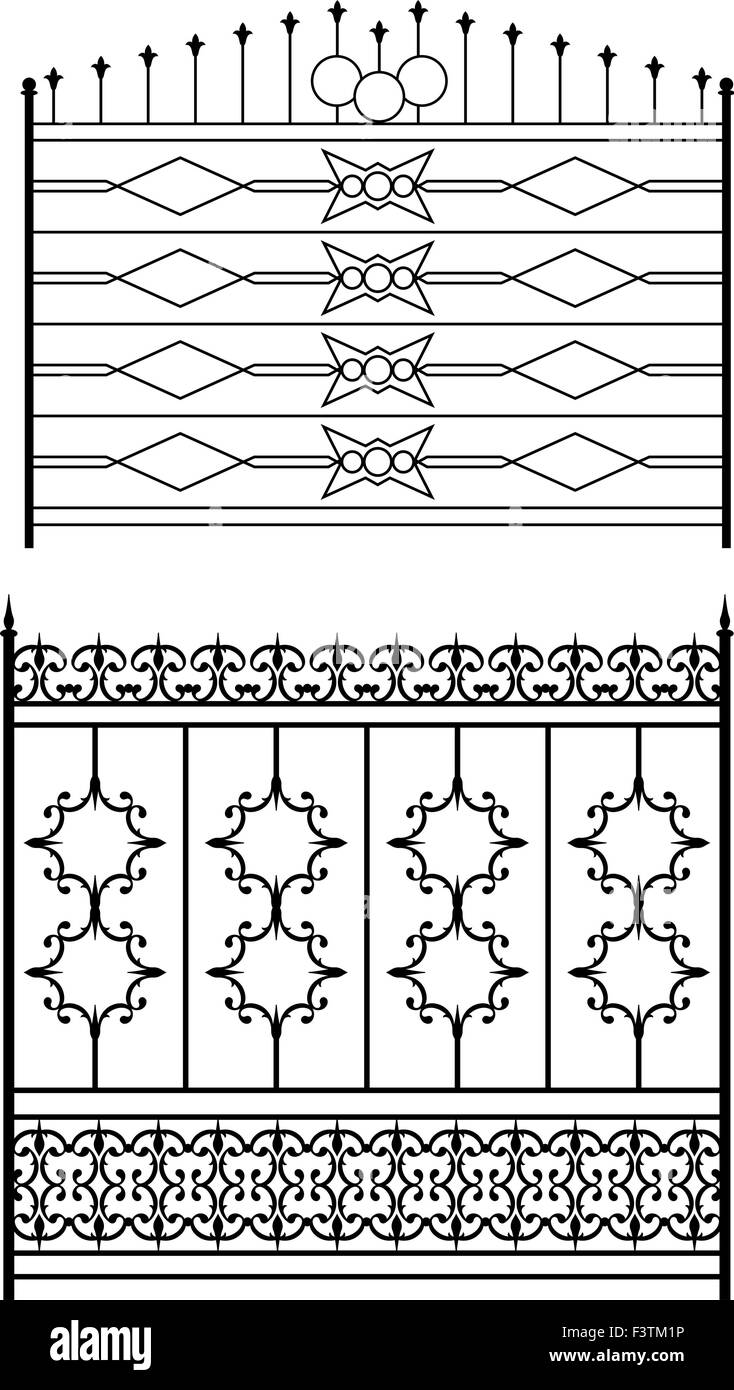 Forged rail Stock Vector Images - Alamy