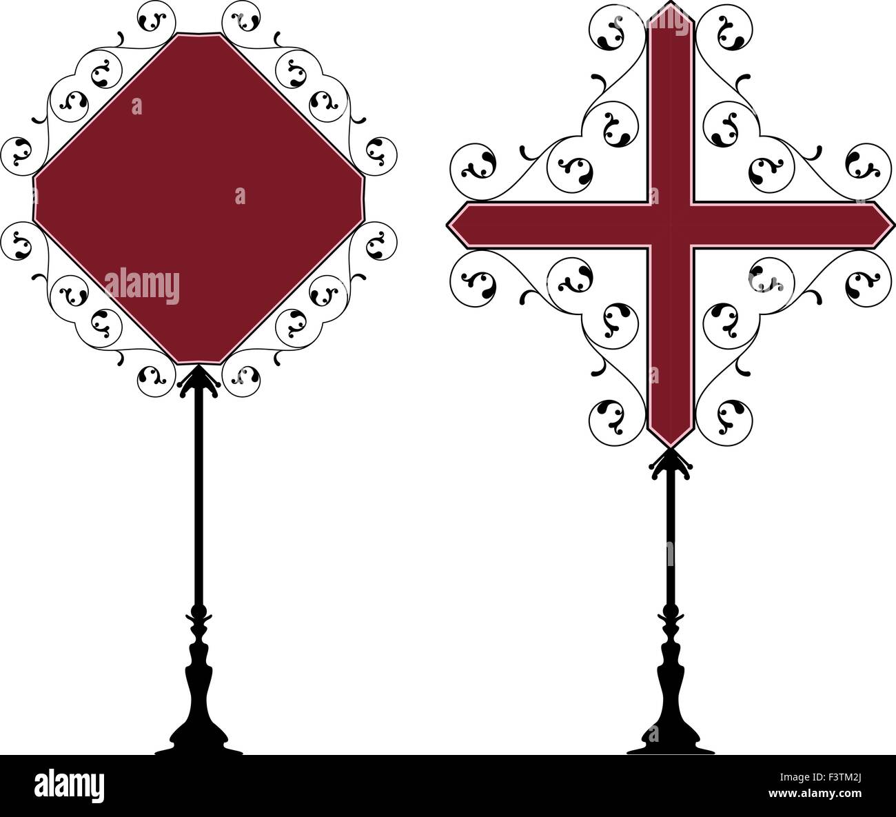 Wrought Iron Signage Vector Art Stock Vector Image & Art - Alamy