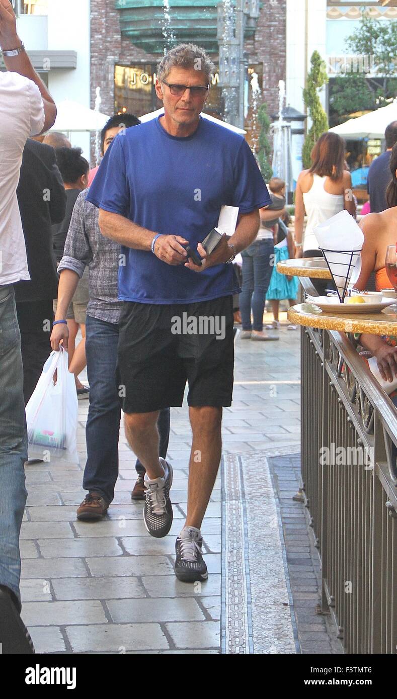 Actor, Nick Chinlund goes shopping at The Grove in Hollywood Featuring ...